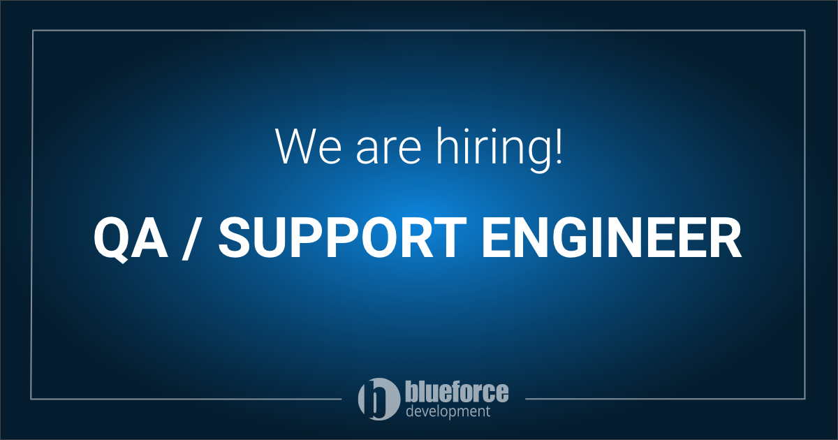 QA/Support Engineer - Blueforce Development Corporation