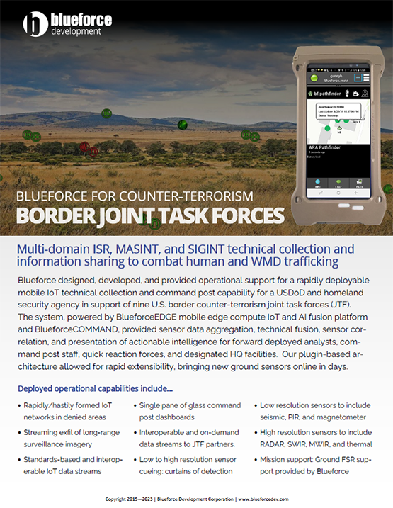 National Security - Blueforce Development Corporation